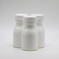 China SCREW CAP Sealing Type 60mL Bowling Shape HDPE Plastic Bottle for Supplement Storage for sale