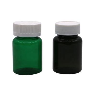 China 50ml 32mm Neck PET Plastic Pill Bottles Capsule Vials with Child Resistant Cap for sale