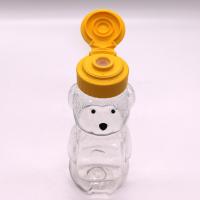 China 200ml PET Bear Plastic Honey Jars Food Grade Portable Bottle for Students for sale