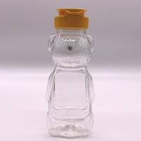 China 200ml PET Bear Plastic Honey Jars Food Grade Portable Bottle for Students for sale