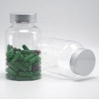 China 175mL PET Plastic Boston Round Medicine Bottle White Transparent Child Resistant Lid 37mm Neck for sale