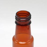 China 70ml PET Amber Maple Cough Syrup Oral Liquid Bottle Container 27mm Neck for sale