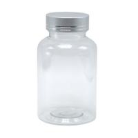 China Transparent 175ml PET Plastic Boston Round Bottle for Customized Color Medicine Containers for sale