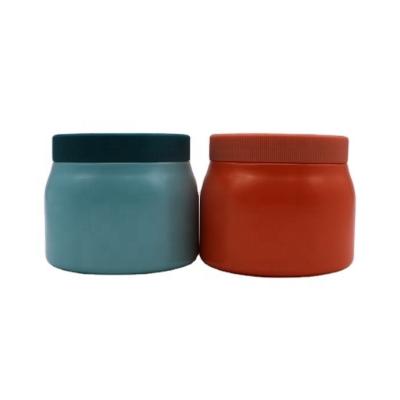 China PE Round Plastic Custom Bottle Tasting Jar 450mL 90mm Neck for Solid Tablet Supplement Storage for sale