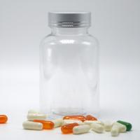 China Transparent 175ml PET Plastic Boston Round Bottle for Customized Color Medicine Containers for sale