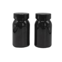 China Food Grade PET Plastic Supplement Bottle 100ml with PP Screw Cap 38mm Neck for sale