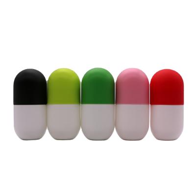 China 250ml 8oz HDPE Two Layer PET Capsule Shape Screw Cap Medicine Bottle OEM ODM for sale