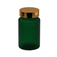 China 150ml PET Matte Empty Medicine Bottle Vitamin Capsule Drug Holder 43mm Neck for sale