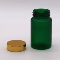 China 150ml PET Matte Empty Medicine Bottle Vitamin Capsule Drug Holder 43mm Neck for sale