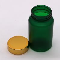 China 150ml PET Matte Empty Medicine Bottle Vitamin Capsule Drug Holder 43mm Neck for sale