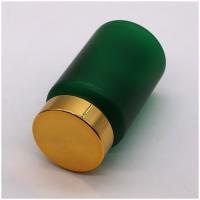 China 150ml PET Matte Empty Medicine Bottle Vitamin Capsule Drug Holder 43mm Neck for sale