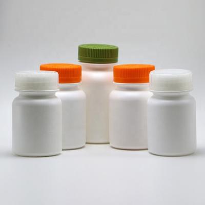 China Round 225ml HDPE Medicine Container Supplement Holder Bottle Gear Cover 43mm Neck for sale