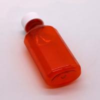 China 100ml PET Amber Cough Syrup Oral Liquid Bottle with CRC Cap and Heat Seal Custom for sale