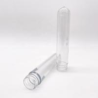 China 65g 1000ml PET Preform Tube Custom Color Plastic Bottle with 28-410 Screw Cap for sale