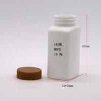 China HDPE 160ml Custom Color Medicine Bottle 38mm Neck Unique Shape with Various Lid Options for sale
