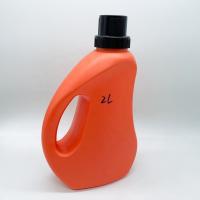 China Customized Color HDPE 2 Liter Liquid Laundry Detergent Bottle for Cleaning Containers for sale