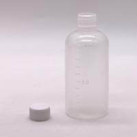 China Medicine 100ml PET Liquid Empty Plastic Bottle with Scale and Customizable Color for sale