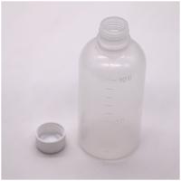China Medicine 100ml PET Liquid Empty Plastic Bottle with Scale and Customizable Color for sale