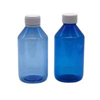 China Custom Color 250ml PET Plastic Liquid Bottle 28mm Screw Cap OEM ODM for sale