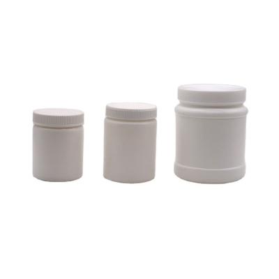 China 100ML PE Collar Round Shape Cream Bottle for Ointment Jar and Capsule Plaster Tablets for sale