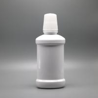 China White PET Plastic Mouthwash Bottle 250mL 28mm Neck Long Neck Design for sale
