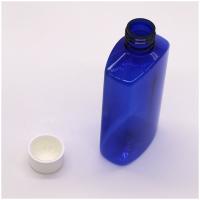 China Custom Logo 180ml PET Square Sterile Cough Syrup Bottle with Child Safety Cap 24mm Neck for sale