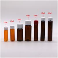 China 15ml PET Amber Brown Oral Liquid Bottle Tamper Proof Cap Medical Packaging for sale