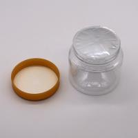 China PET Plastic Mason Jar 5oz 150ml Clear Food Storage Bottle with Custom Cap for sale