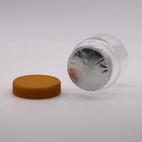 China PET Plastic Mason Jar 5oz 150ml Clear Food Storage Bottle with Custom Cap for sale