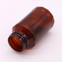 China 150ml PET Plastic Pill Bottles Unique Shape Custom Colors 38mm Neck for sale