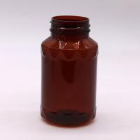China 150ml PET Plastic Pill Bottles Unique Shape Custom Colors 38mm Neck for sale