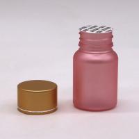 China 40ml PET Plastic Pill Bottle Frost Surface Child Safety Cap 28mm Neck for sale