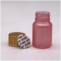 China 40ml PET Plastic Pill Bottle Frost Surface Child Safety Cap 28mm Neck for sale