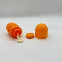 China Screen Printing HDPE Plastic Capsule Bottle for Capsule Pill Tablets Supplement for sale
