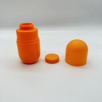 China Screen Printing HDPE Plastic Capsule Bottle for Capsule Pill Tablets Supplement for sale