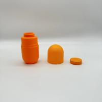 China Screen Printing HDPE Plastic Capsule Bottle for Capsule Pill Tablets Supplement for sale