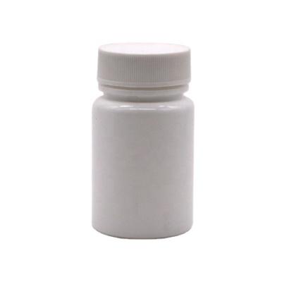 China 45ML Capacity HDPE Plastic Bottle with Screw Cap and Custom Label Printing Service for sale
