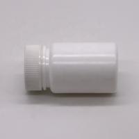 China 45ML Capacity HDPE Plastic Bottle with Screw Cap and Custom Label Printing Service for sale