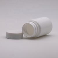 China 45ML Capacity HDPE Plastic Bottle with Screw Cap and Custom Label Printing Service for sale