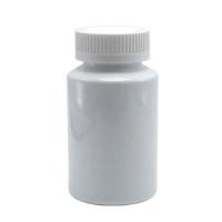 China 150ml PET White Plastic Medicine Bottle with Child Resistant Cap for Pill Supplement for sale