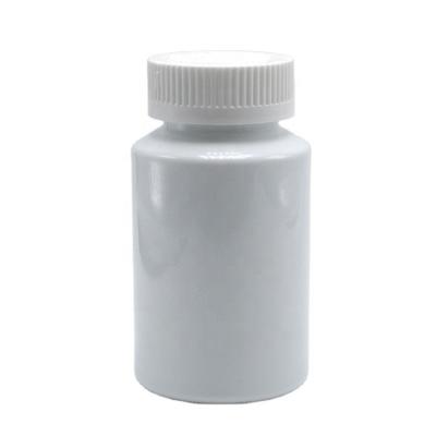 China 150ml PET White Plastic Medicine Bottle with Child Resistant Cap for Pill Supplement for sale