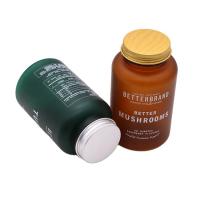 China 250ml PET Medical Plastic Bottle for Pill Capsule Frosted Color 38mm Neck for sale