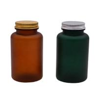 China 250ml PET Medical Plastic Bottle for Pill Capsule Frosted Color 38mm Neck for sale