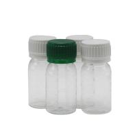 China 30ml PET White Oral Liquid Medicine Bottle with Safety Cap Screen Printing for sale