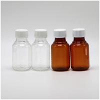 China Industrial Medicine 60mL HDPE Syrup Bottle White Blue Opaque Anti-Ultraviolet for sale