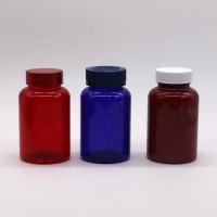 China PET Empty Plastic Pill Medicine Bottle 175ml 38mm Neck CRC Screw Flip Top Caps for sale