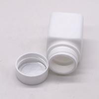 China Industrial Pharmaceutical HDPE 30cc Square Plastic Pill Capsule Bottle with Screw Cap for sale