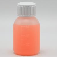 China PE Syrup Bottle 60mL 2oz White Blue Opaque Custom Color Options Medicine Packaging for sale