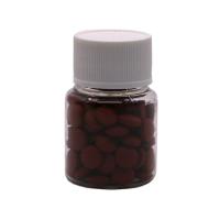 China Medicinal Packaging 35ML PET Small Plastic Pill Bottle with Customizable Color Caps for sale