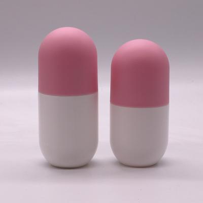 China 130ml HDPE Capsule Shape Bottle for Dietary Nutrition Supplement Featuring SCREW CAP for sale